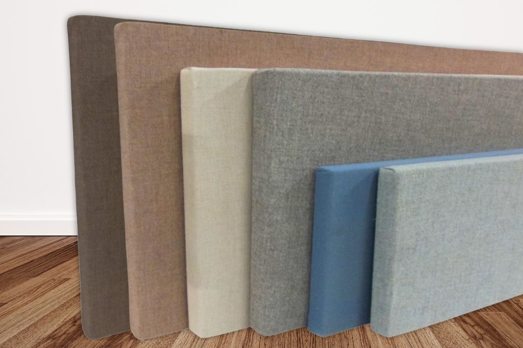 Custom Fabric Wrapped Cork Bulletin Board Wall Panels