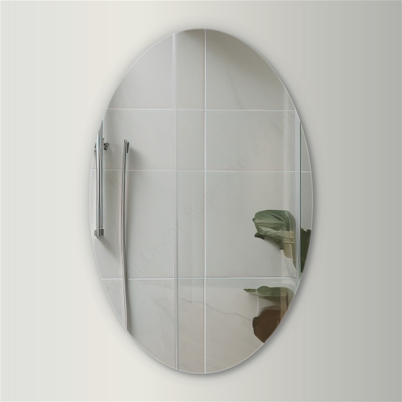 CFM304 Custom Flat Polish - Oval - Frameless Mirror